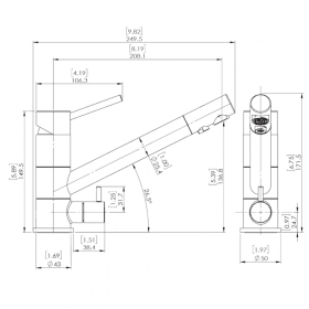 Caravan Mixer Tap | Caravan Water Filter Tap | 3 Way Caravan Tap