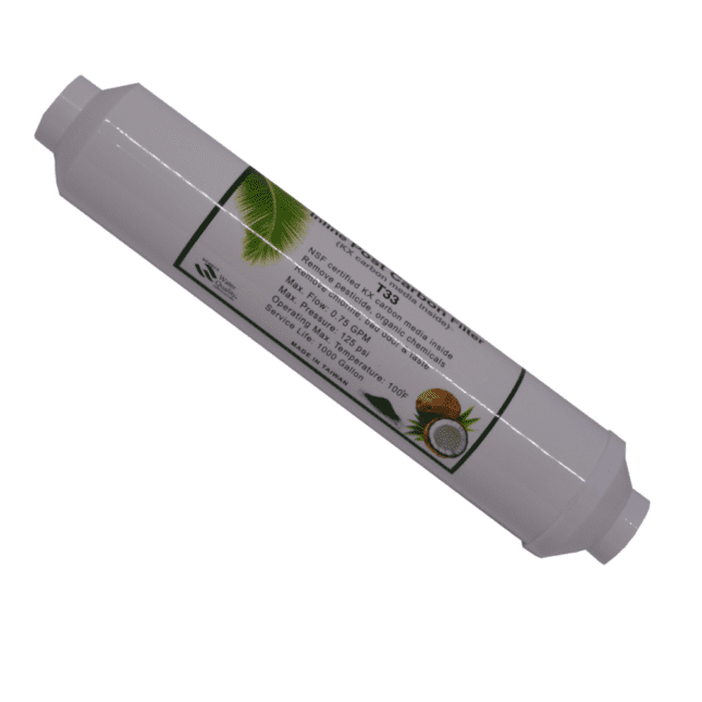 Inline Carbon filter | 4 inch inline carbon filter | inline water filter