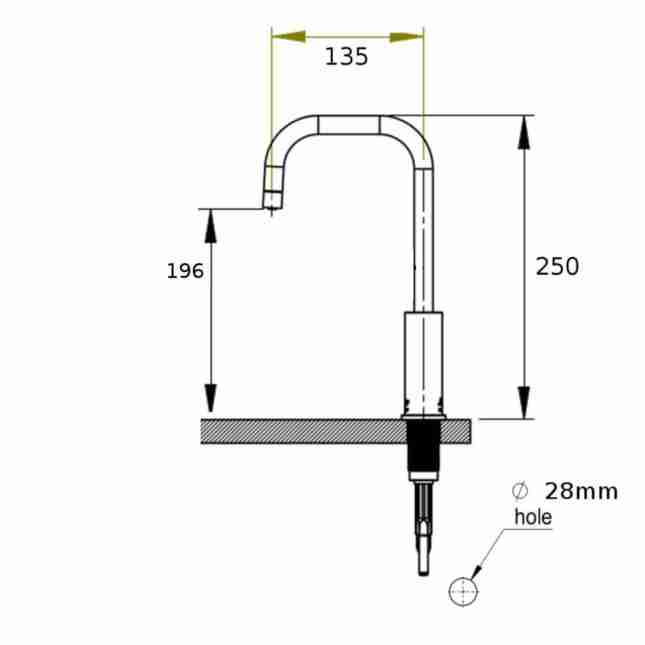 Brushed stainless steel boiling water tap | Stainless steel boiling ...
