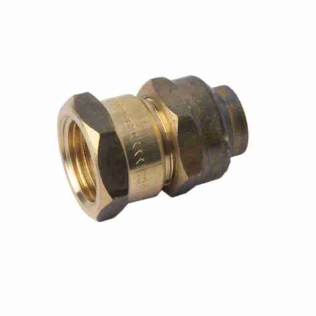 1/2" brass female X 1/2" flared compression union | 1/2" flared union