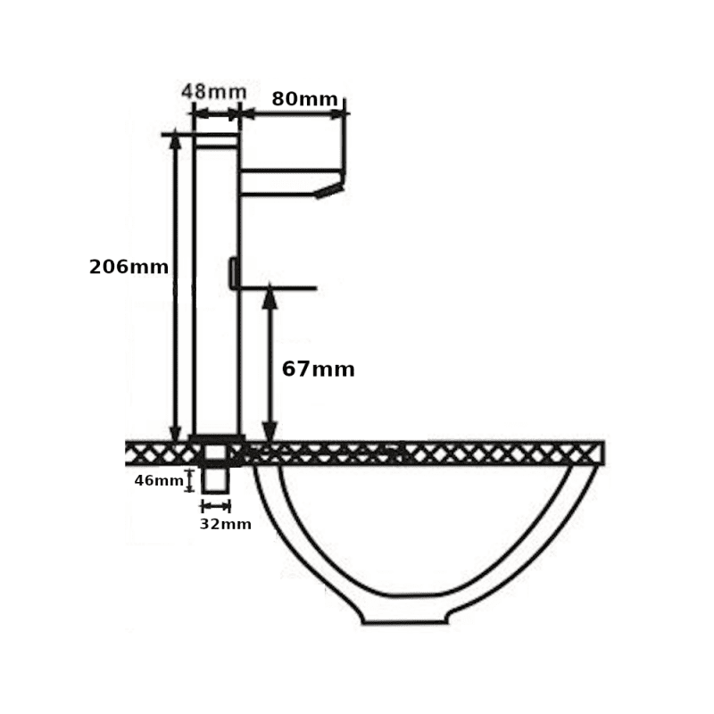 black sensor tap | black automatic tap | matte black sensor tap
