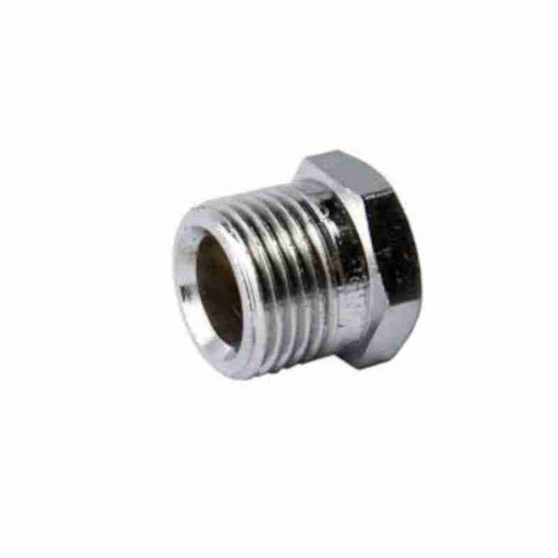 1/2" chrome plated hexagon plug | 1/2" chrome plated plug