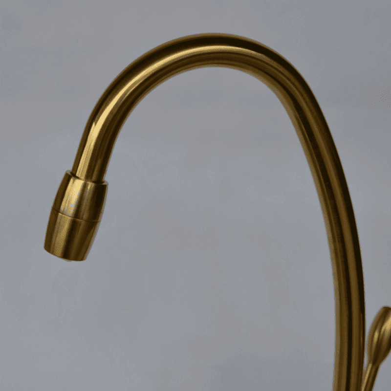 brushed gold boiling chilled water tap | Gold boiling water tap