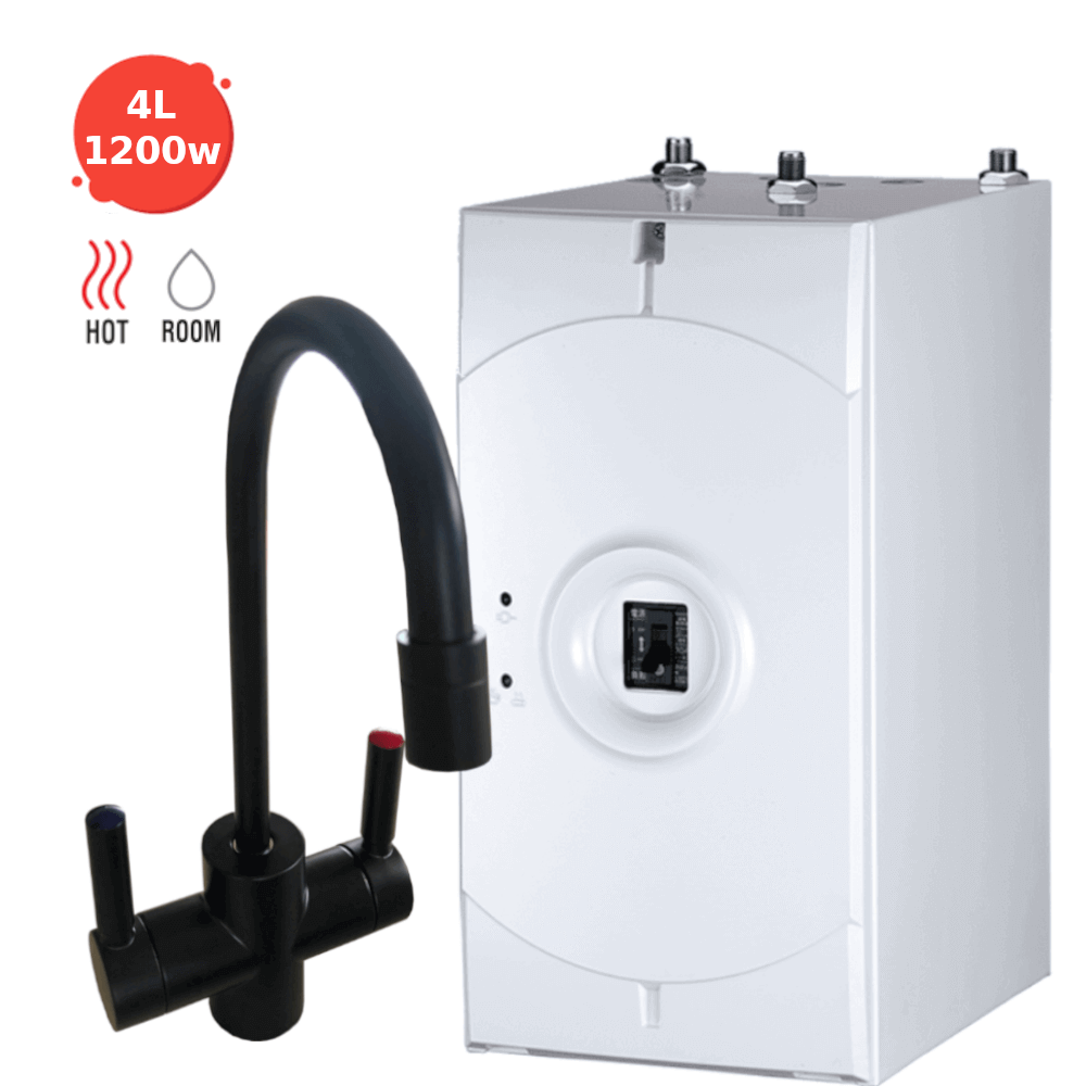 Everboil 3B Black Boiling Water Tap | Everboil boiling water tap