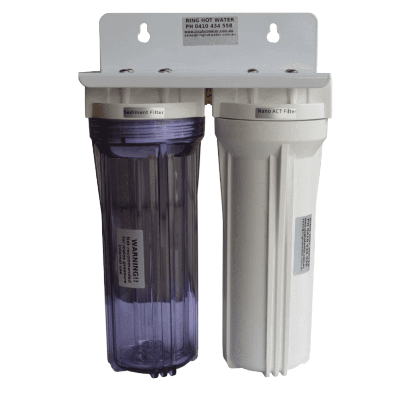 Twin clear filter housing | Twin clear water housing