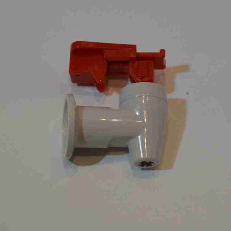 Red water cooler tap | cooler tap | Waterworks D10 water cooler