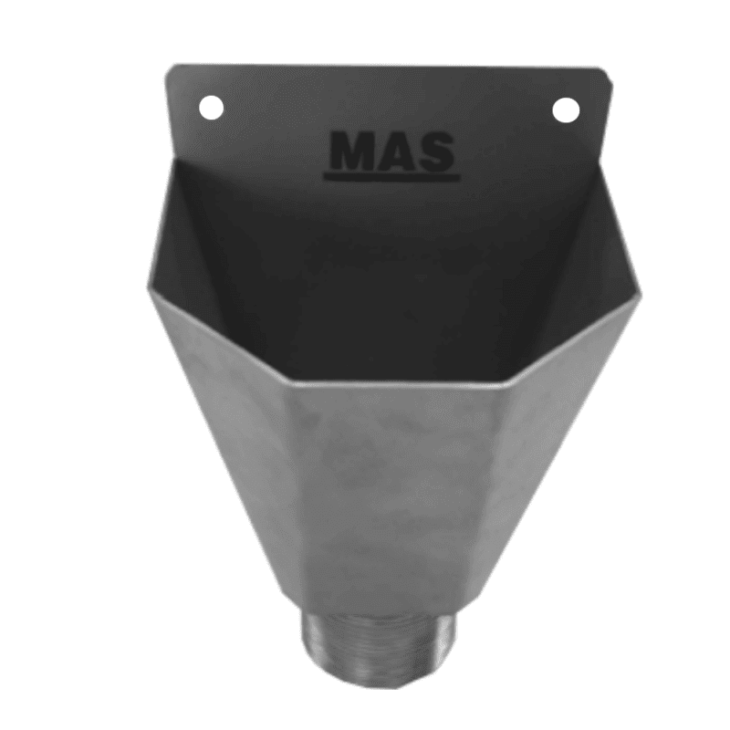 Wall mounted tundish | Wall mounted tundish TD9 | Wall tundish