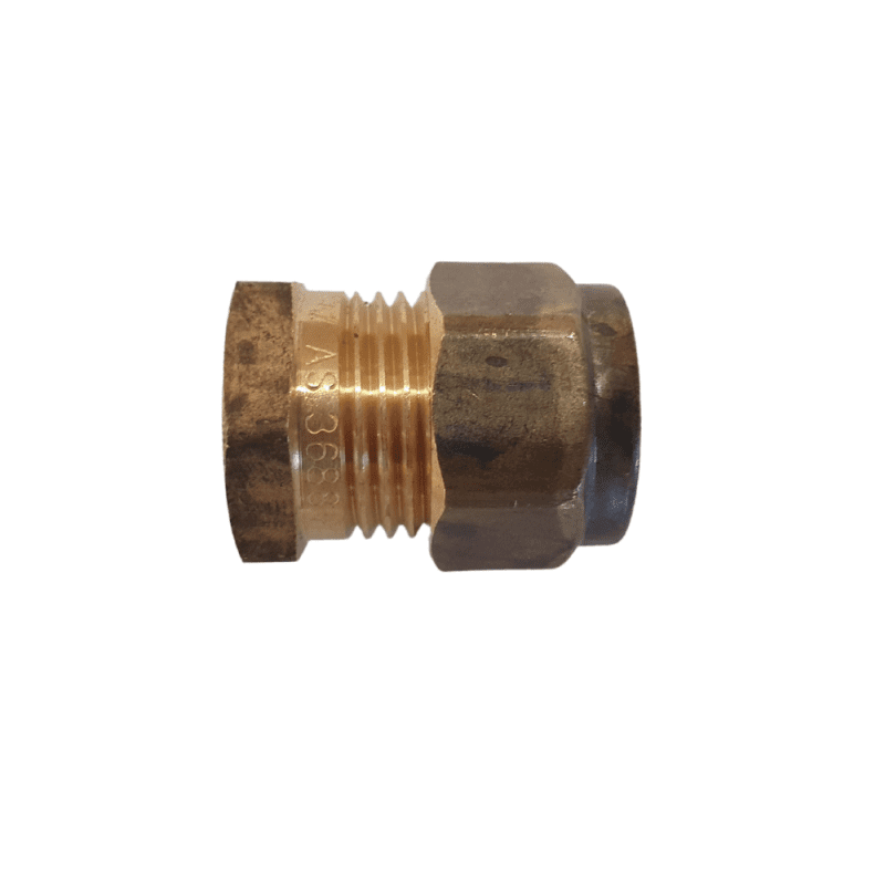 1/2" brass copper compression stop | 1/2 brass copper stop