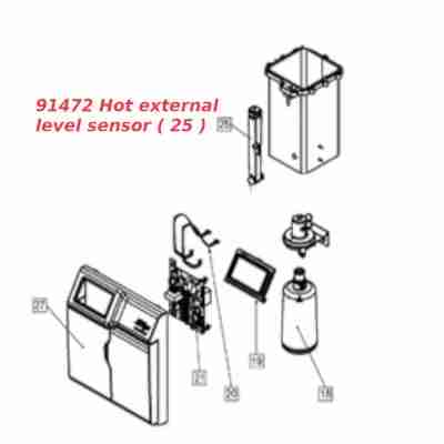 Zip 91472 Hot external level sensor | Zip 91472 level sensor