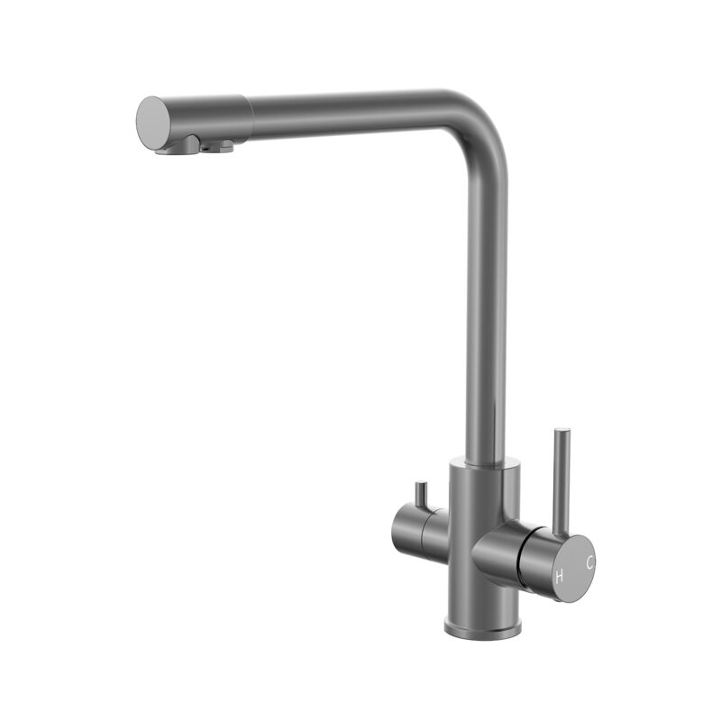 Gunmetal grey 3 way mixer taps | 3 way kitchen mixer tap