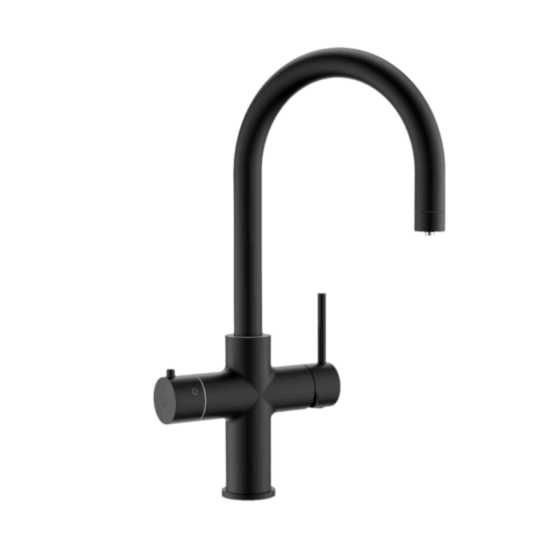Matte Black 4 in 1 boiling and chilled tap | AG-CS-R41MB