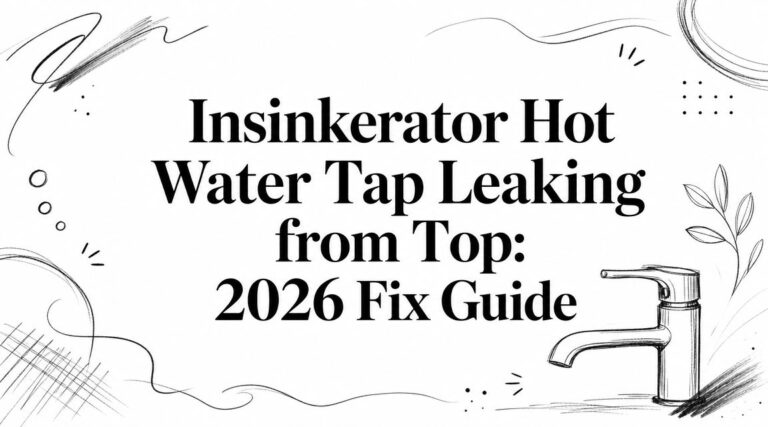 Insinkerator Hot Water Tap Leaking from Top: 2026 Fix Guide